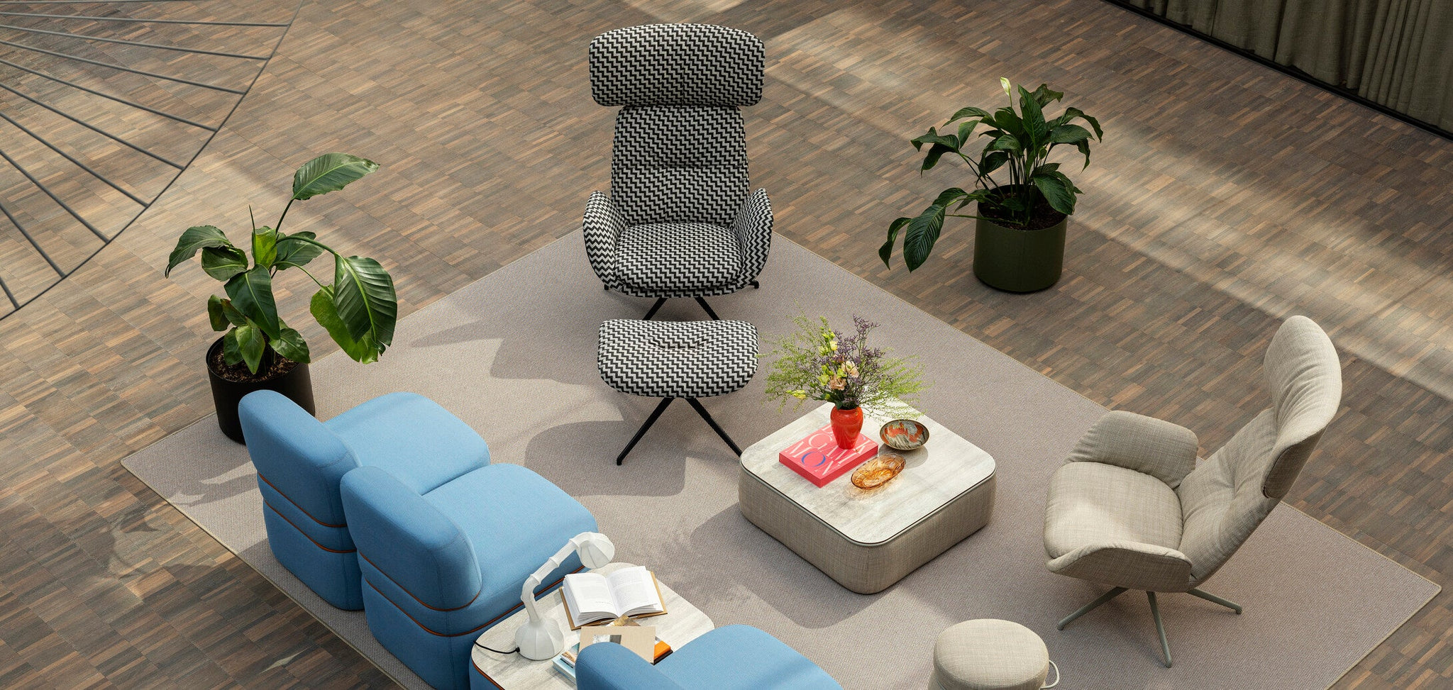 Johanson Design Milo Wing 03 Lounge Chair - Contract Furniture Store